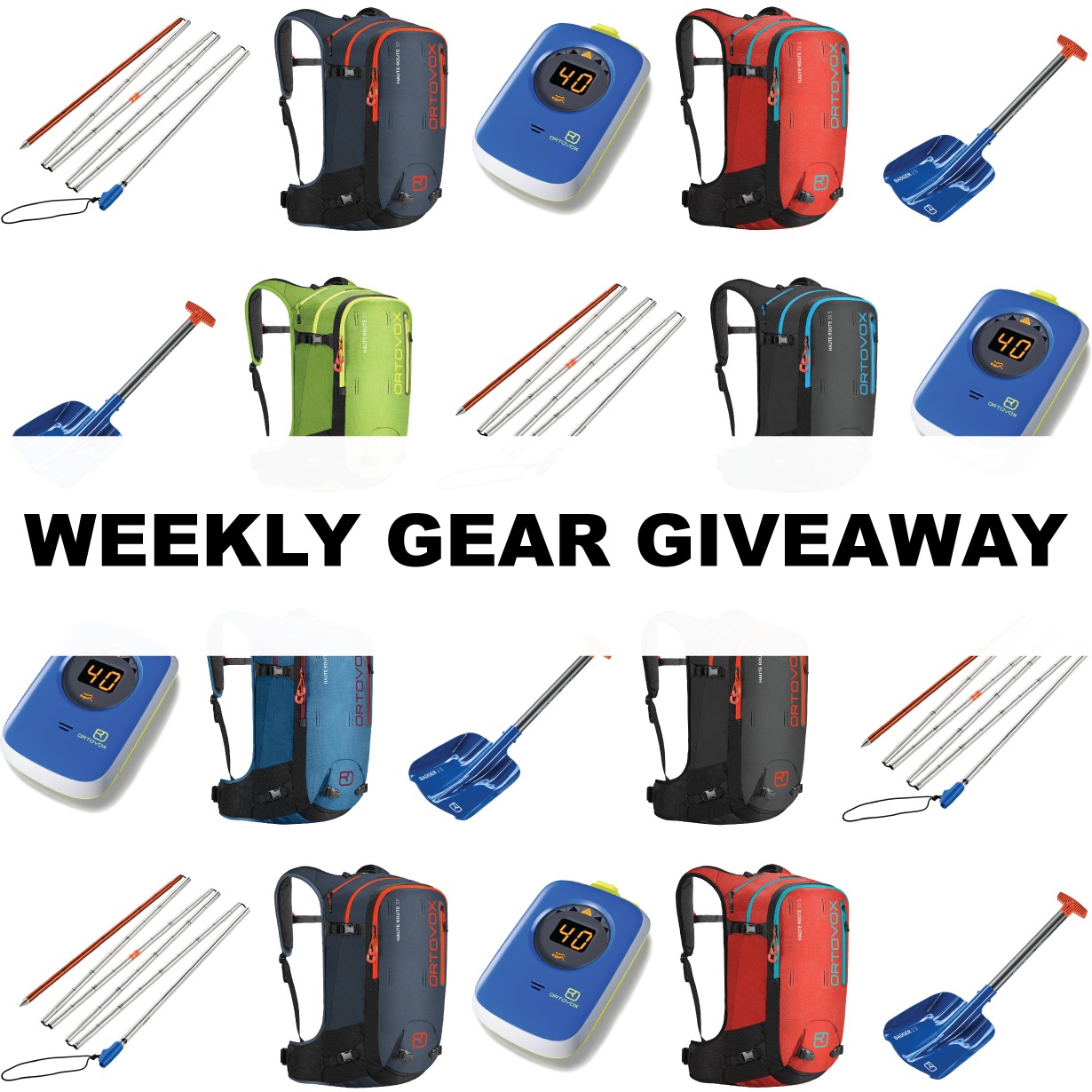 Win an Avalanche Rescue Kit + a Pack from Ortovox | Blister